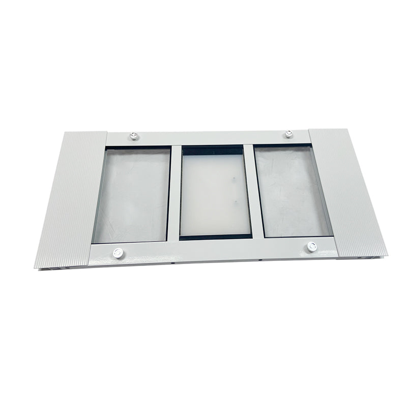 Adjustable Aluminum Cat Door Window Insert - Habitat Haven