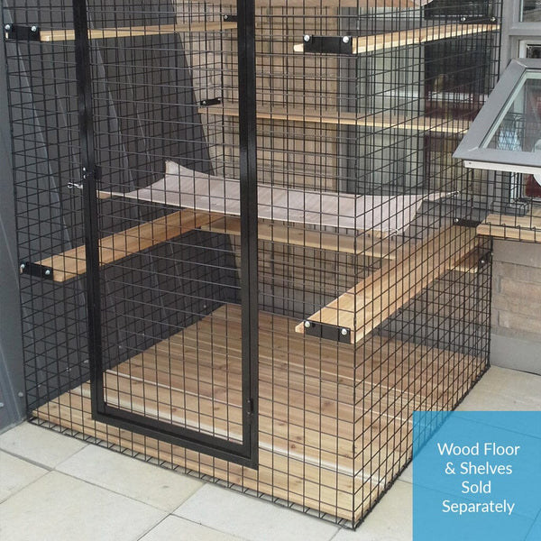 Four Sided Catio Enclosure - With Wire Mesh Floor - Habitat Haven