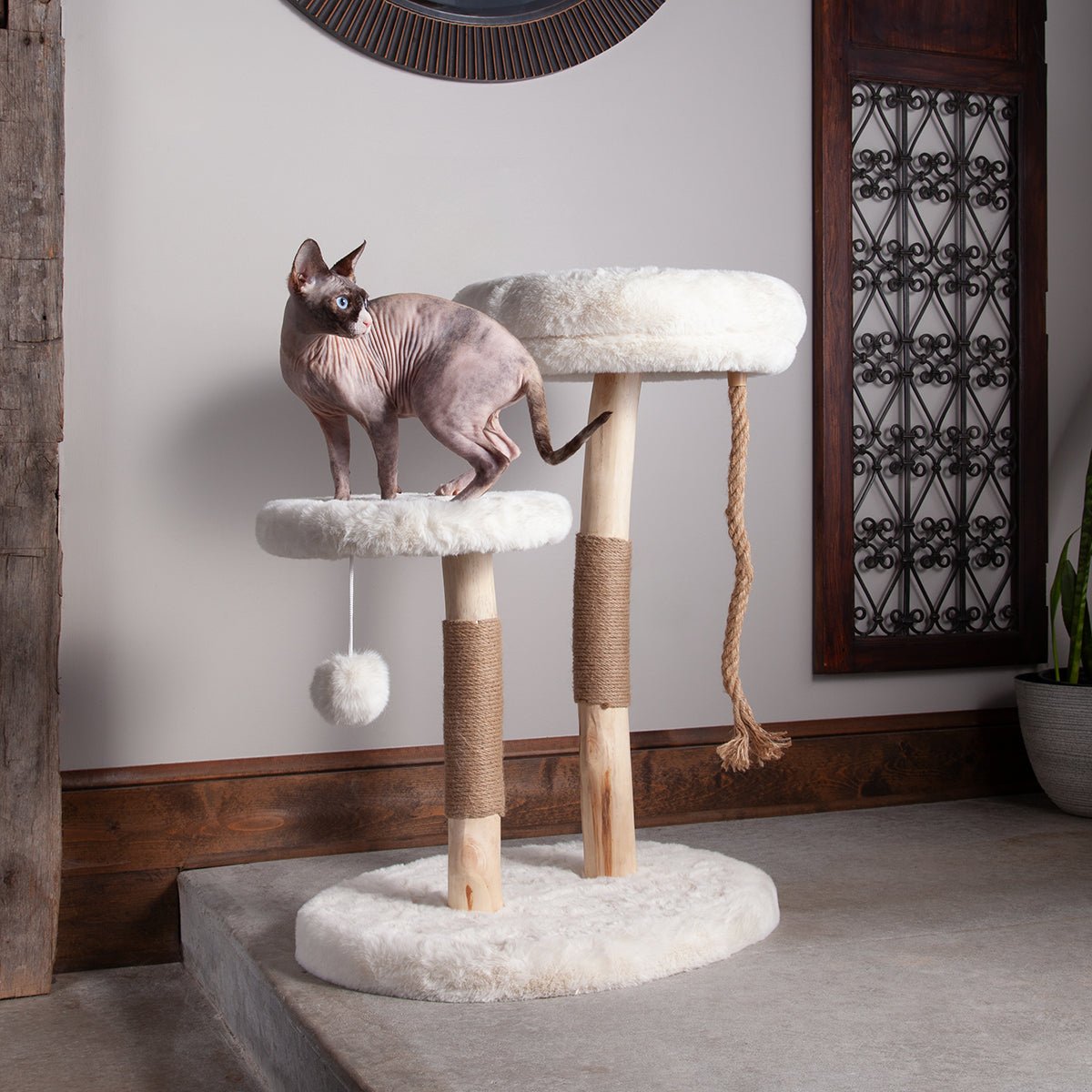 Modular Modern Cat Tower Modern Luxury Cat Trees & Towers | Habitat