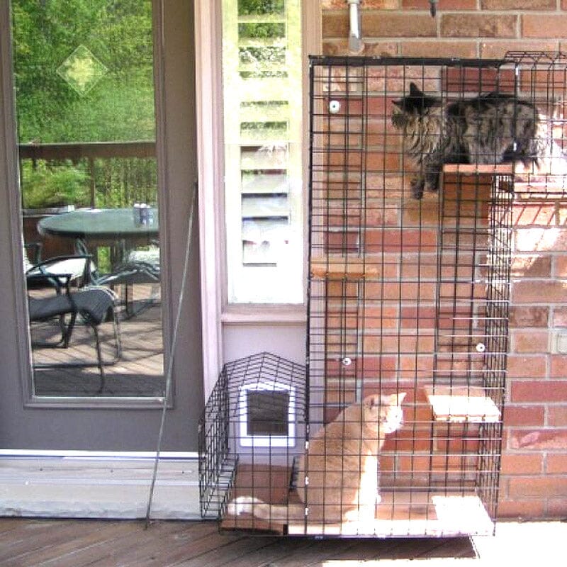 Catio Tower - Front Top Mid & Front Bottom Mid Dual Entry/Exit Point ...